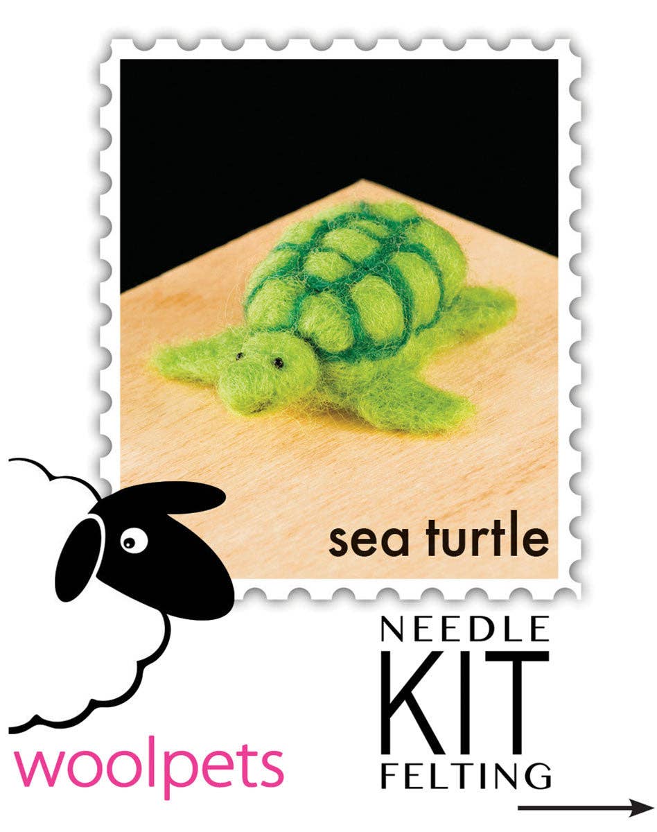 Sea Turtle Felting Kit – Sweet Pea Fiber