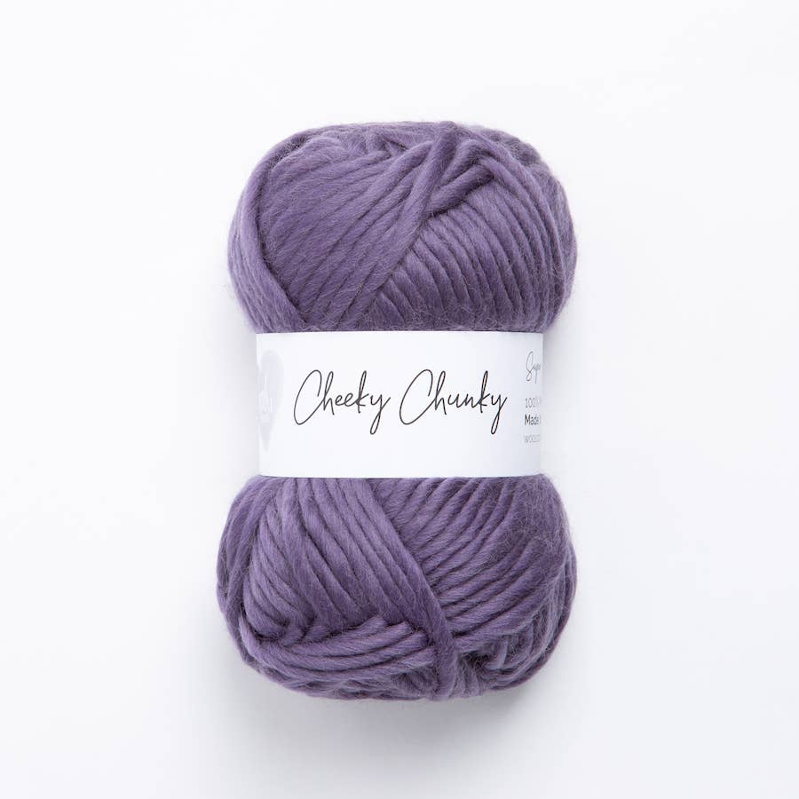 Cheeky Chunky - Heather – Sweet Pea Fiber
