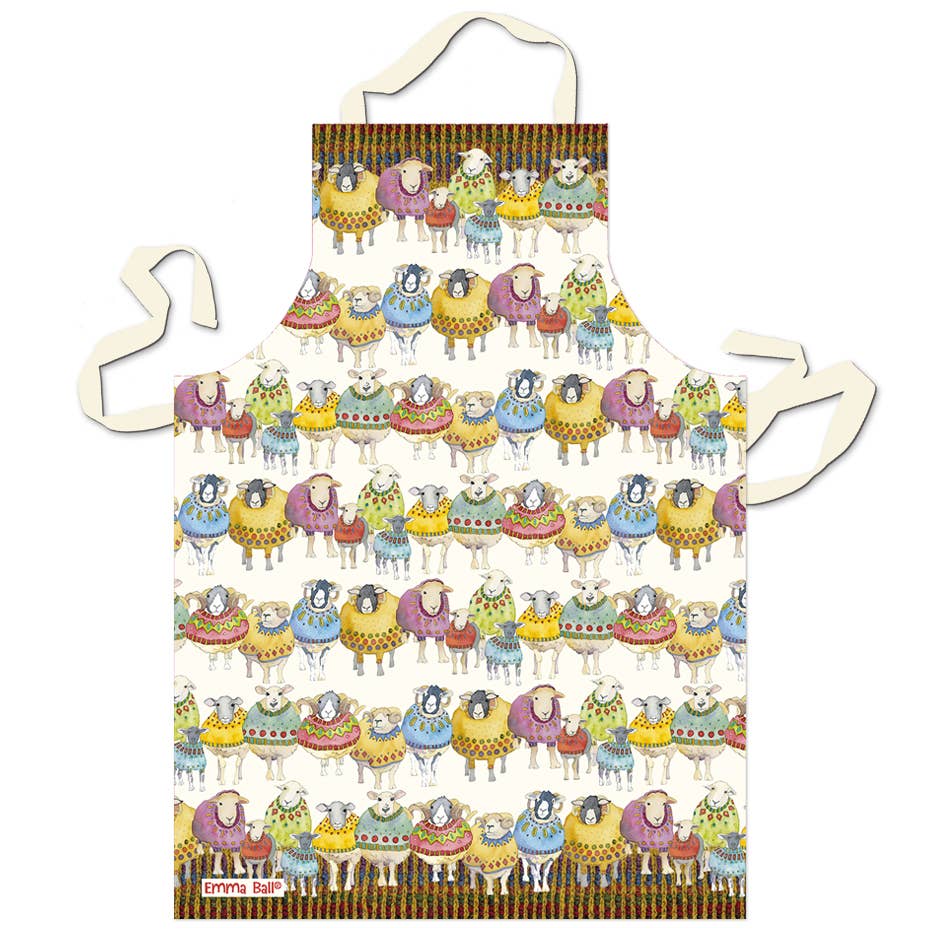 Sheep in Sweaters II Apron – Sweet Pea Fiber