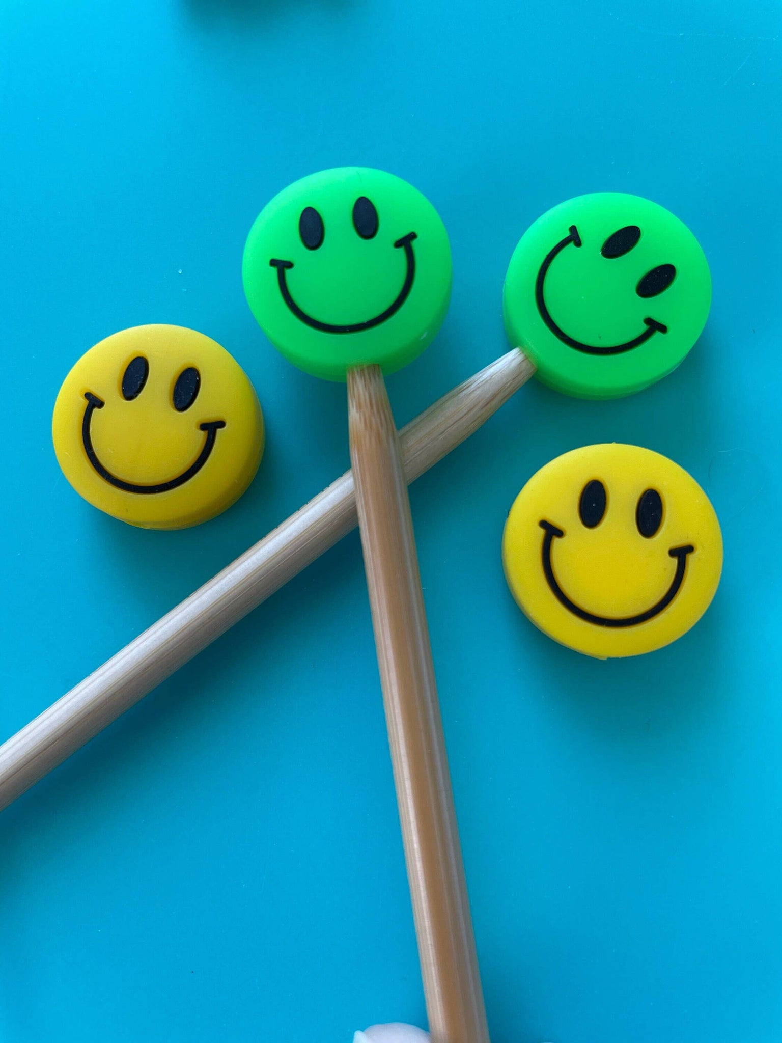 Yellow Happy Face – Sweet Pea Fiber